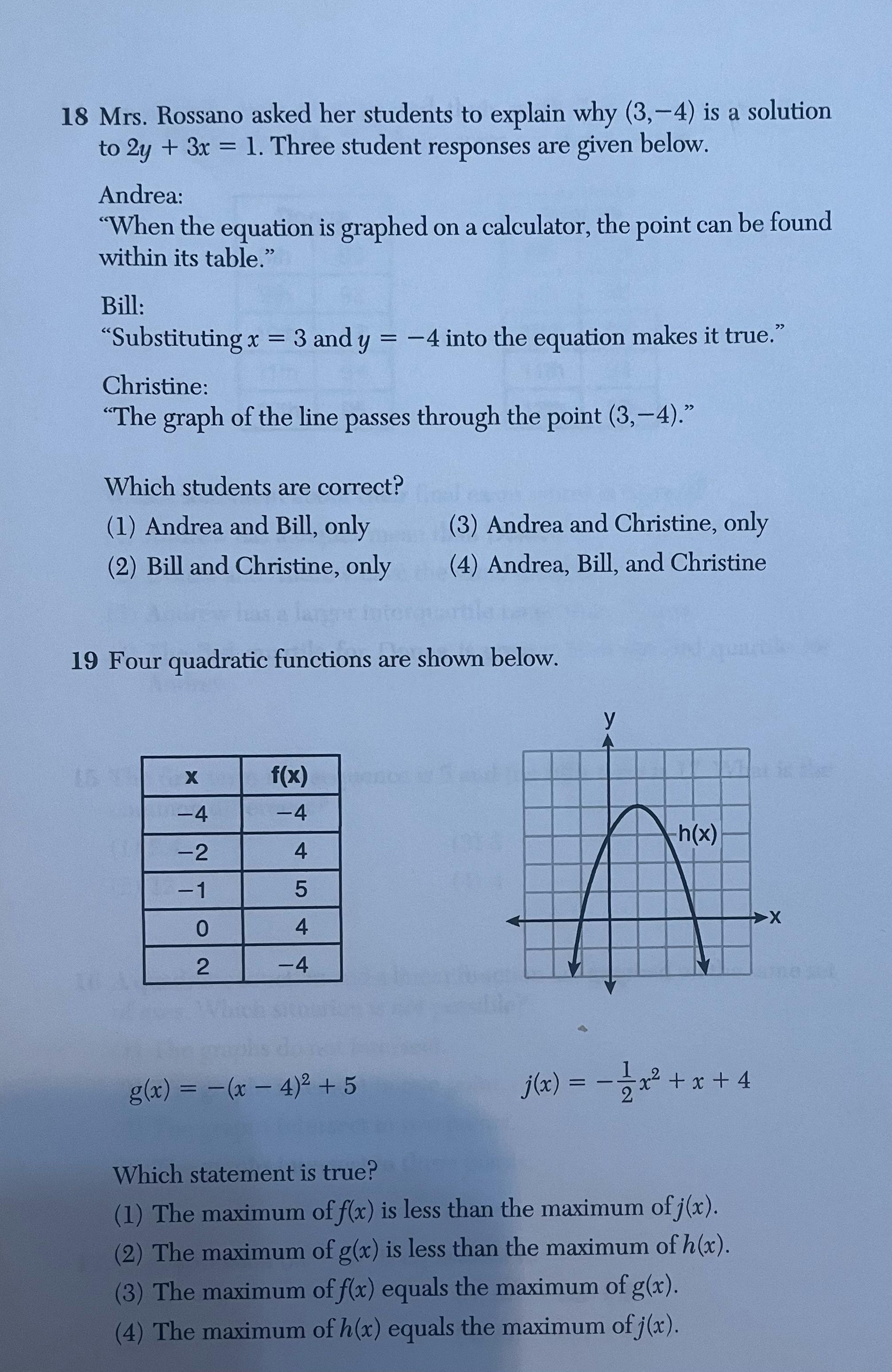 Solved Explain your answer! | Chegg.com