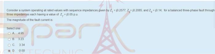 Solved Consider a system operating at rated values with | Chegg.com
