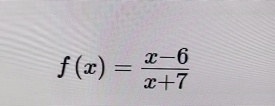 Solved f(x)=x-6x+7 | Chegg.com