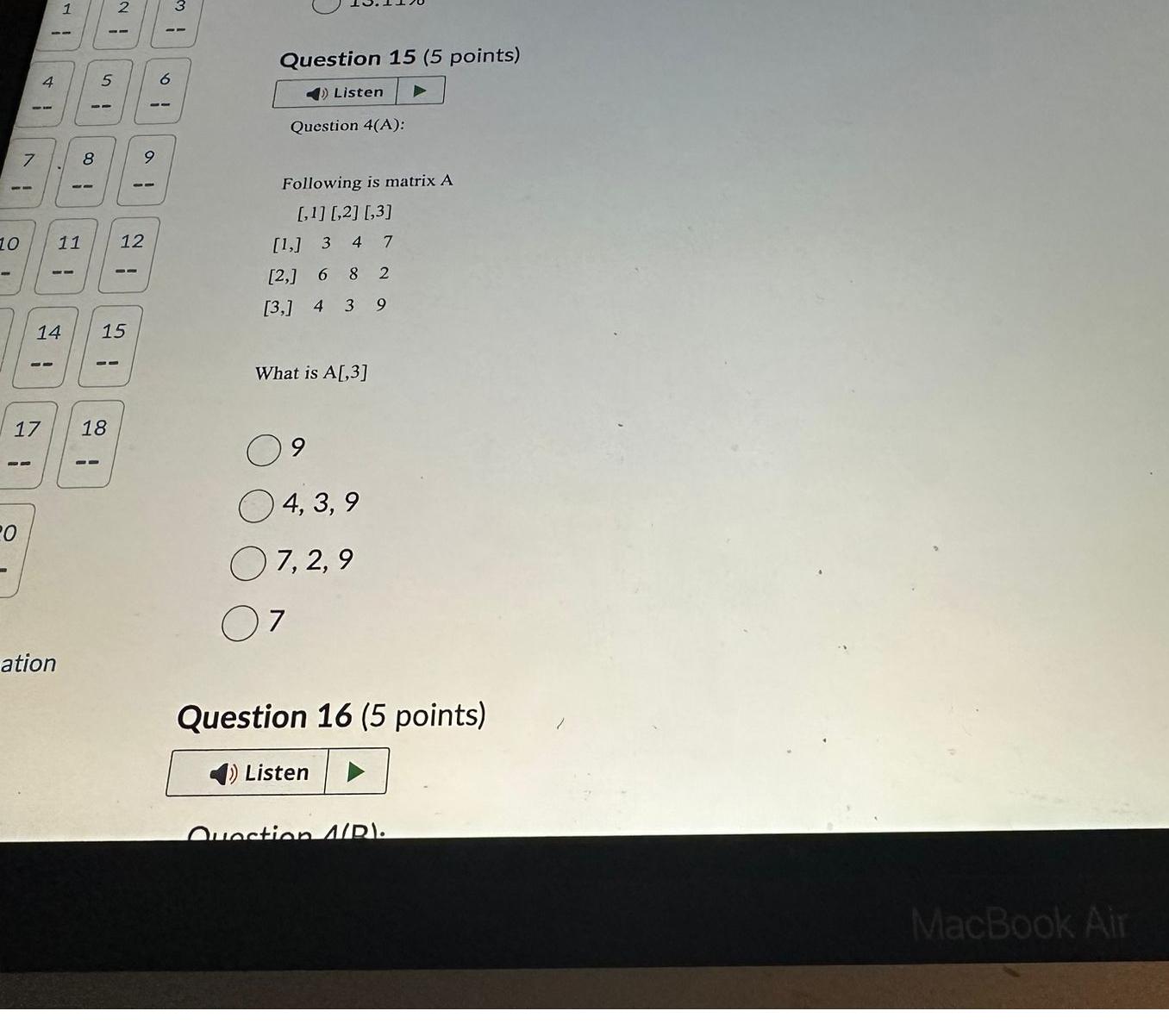 Solved Question 15 (5 points)\\n\\\\table[[()) | Chegg.com