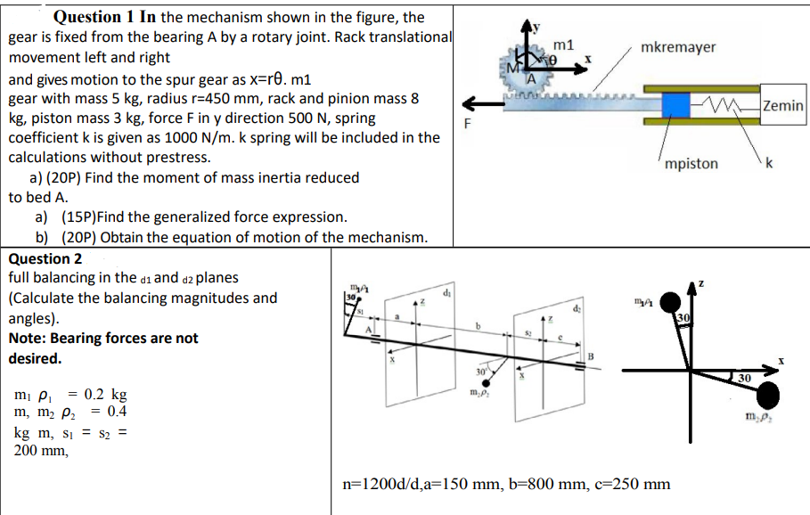 Solved In the mechanism shown in the figure, the crank | Chegg.com