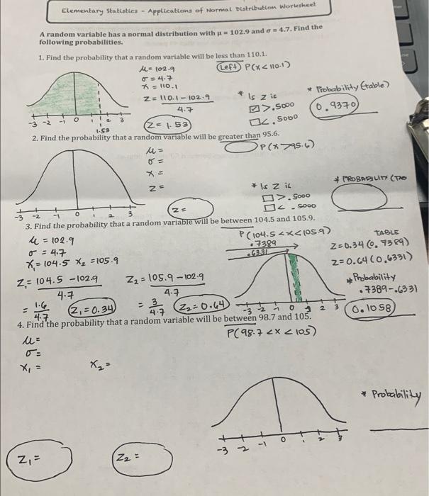 Solved Elementary Statistics Applications Of Normal Di 0104