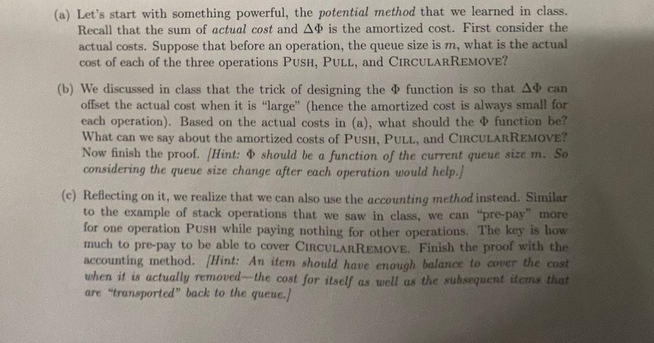 Solved Recall that a queue is a dynamic data structure that | Chegg.com