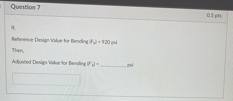 Solved Reference Design Value for Compression Parallel to | Chegg.com