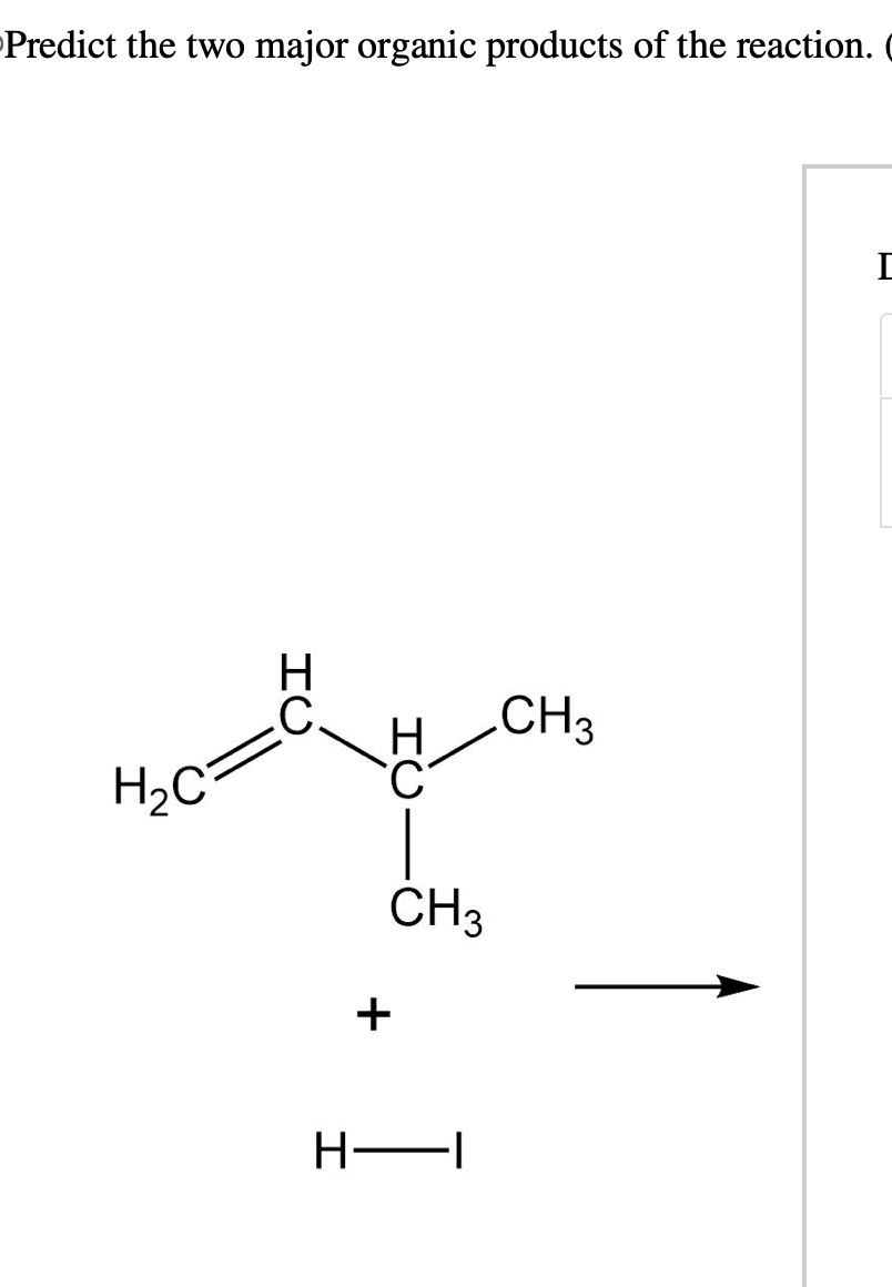 Solved Predict the two major organic products of the | Chegg.com