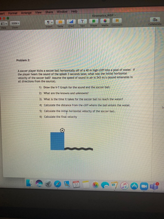 Solved sert Format Arrange View Share Window Help Kinematics | Chegg.com
