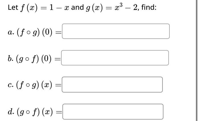 Solved Let f(x)=3x−4,g(x)=6x−8, and h(x)= 9x2−24x+16. | Chegg.com