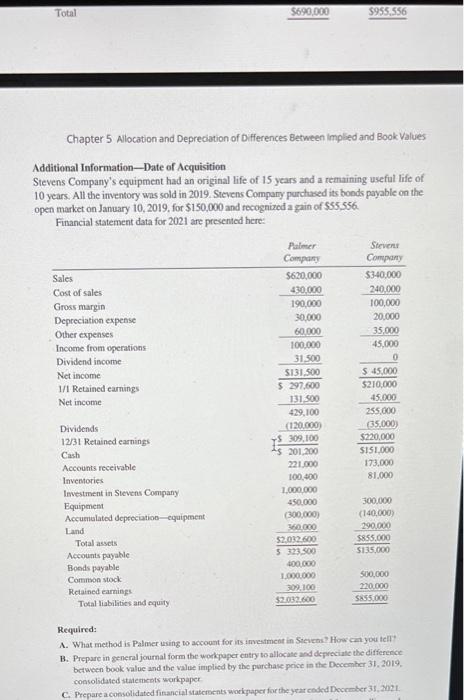 Solved ONLY PART C. please provide the calculations and | Chegg.com