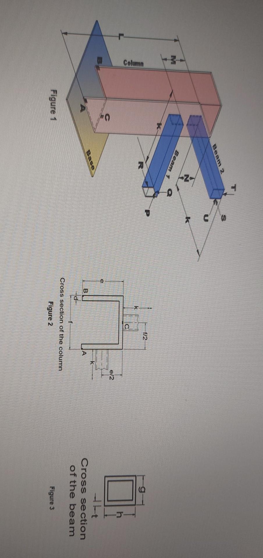 Solved A column structure made with a uniform cross-section | Chegg.com