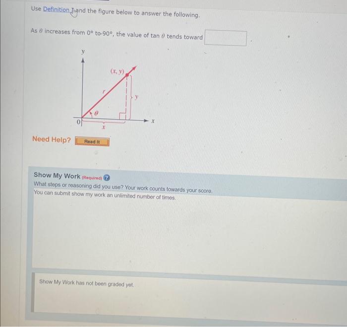 Solved Use Definition Jand the figure below to answer the | Chegg.com
