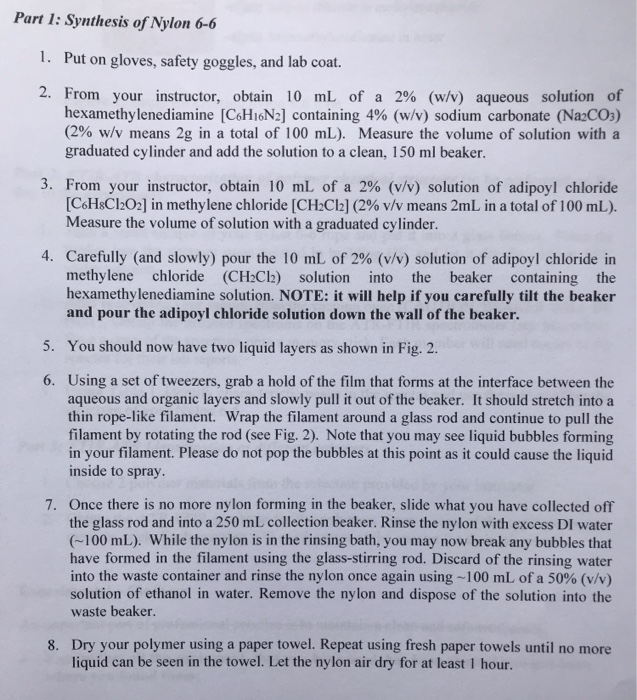 This is Polymer Synthesis and Identification | Chegg.com