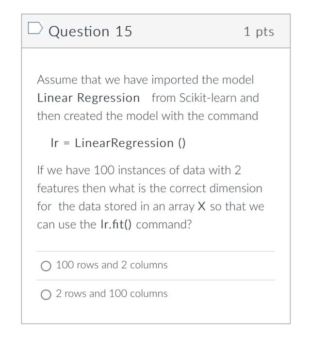 Solved Question 5 1 pts Which of the following algorithms | Chegg.com