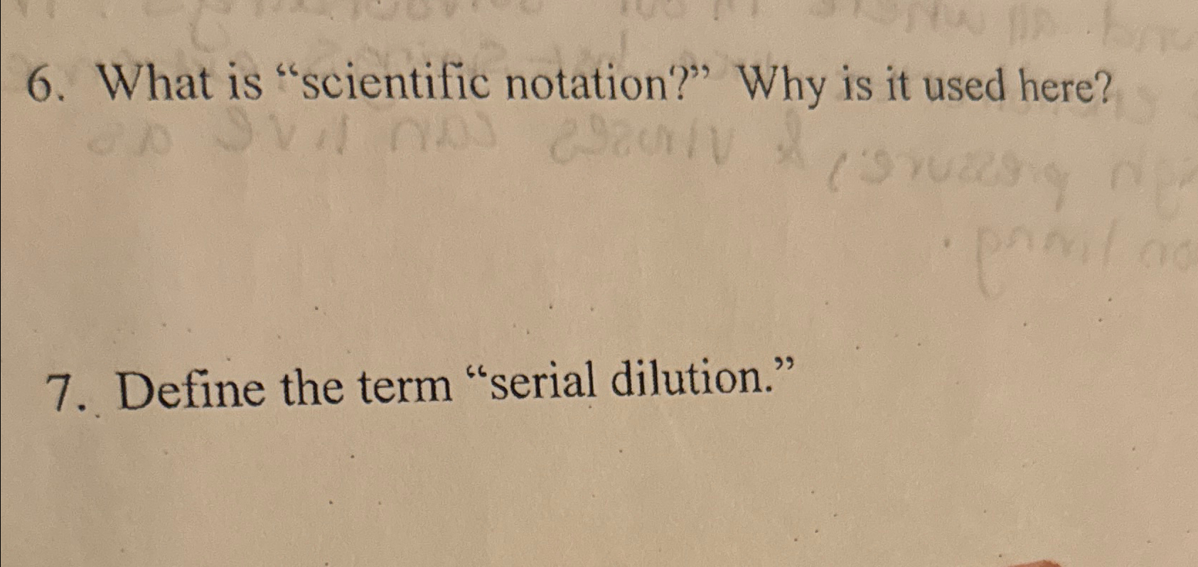 Solved What is "scientific notation?" Why is it used | Chegg.com