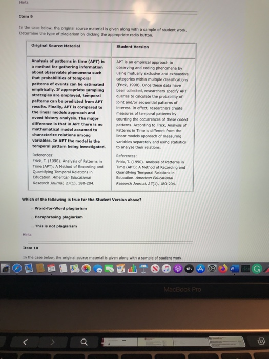 Solved Item 3 In the case below, the original source | Chegg.com