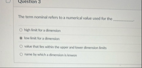 Solved Question 3The term nominal refers to a numerical | Chegg.com