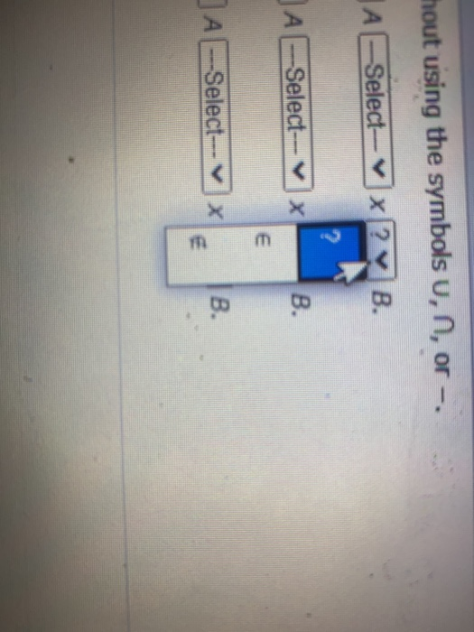 Complete the following sentences without using the | Chegg.com