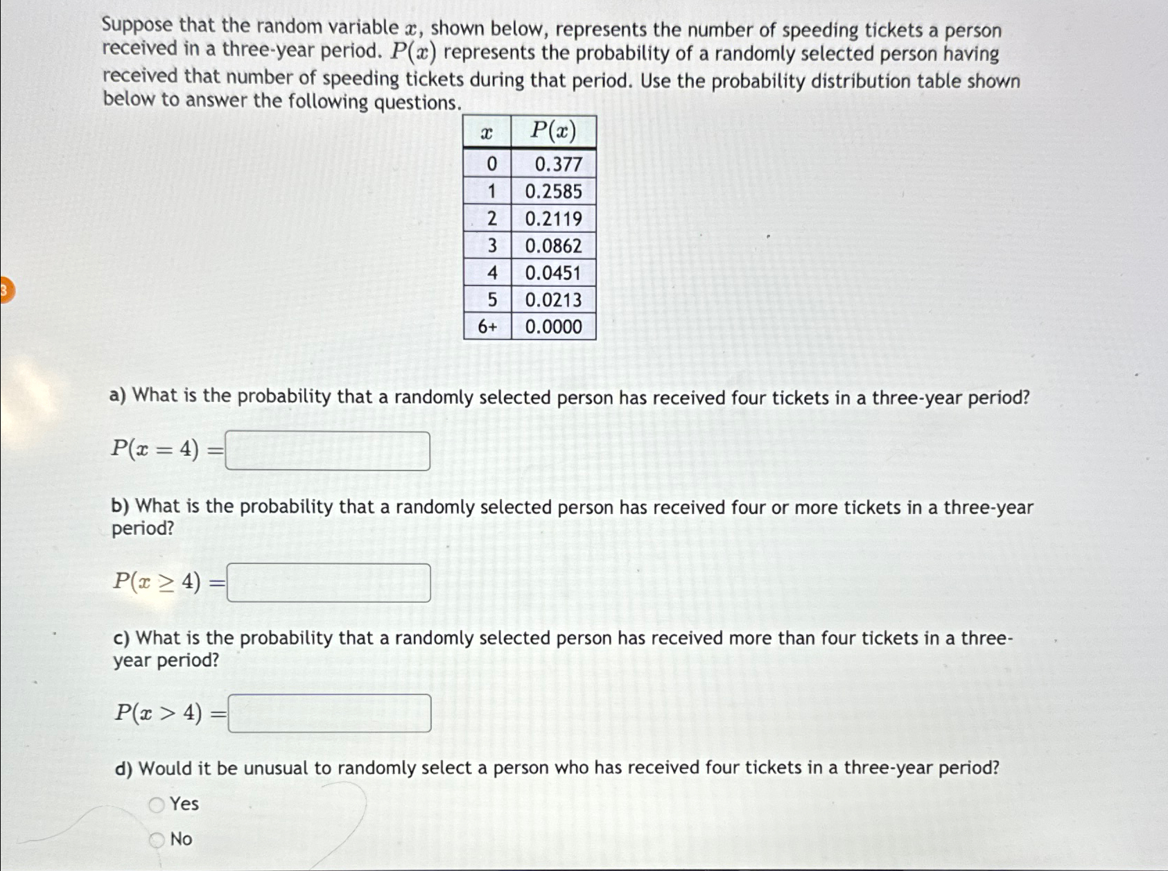 Solved Suppose that the random variable x, ﻿shown below, | Chegg.com