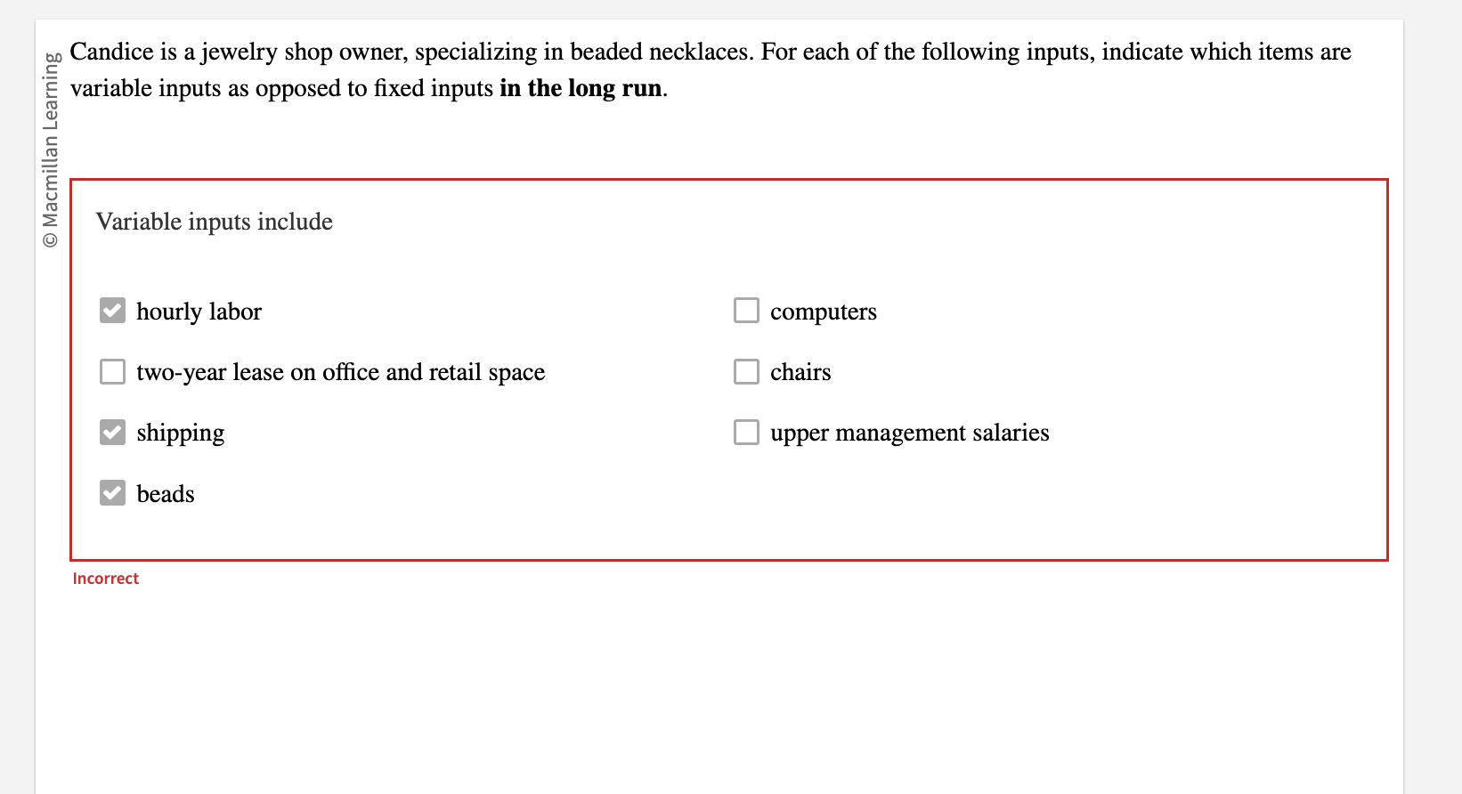 Solved bo Candice is a jewelry shop owner, specializing in | Chegg.com