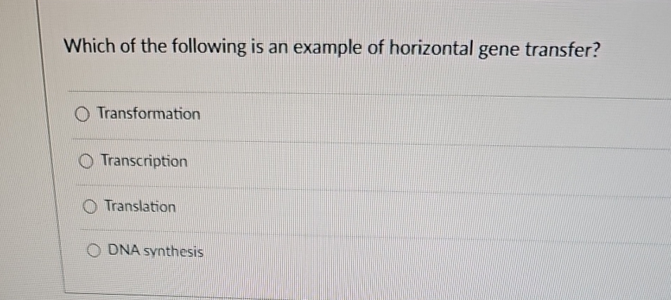 Solved Which of the following is an example of horizontal | Chegg.com