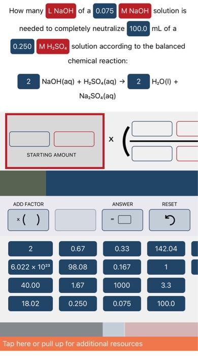 Solved How many needed to completely neutralize of a mL of | Chegg.com