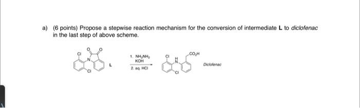 Solved (6 points) Propose a stepwise reaction mechanism for | Chegg.com
