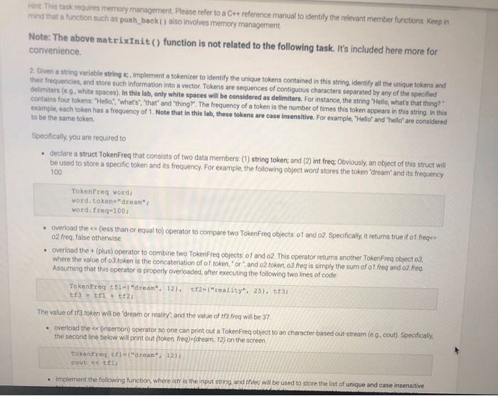 Solved code C++. Hi there please write your own code do not | Chegg.com