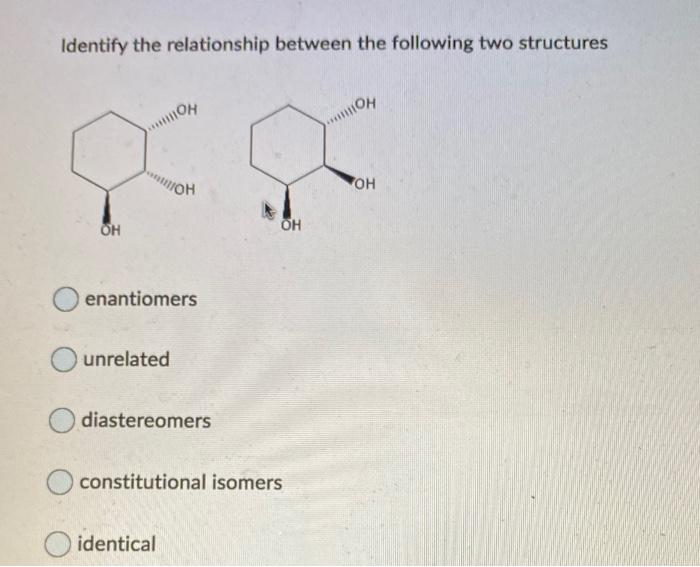Solved Identify the relationship between the following two | Chegg.com