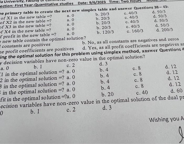 (For Question programmin 33. How many decision | Chegg.com