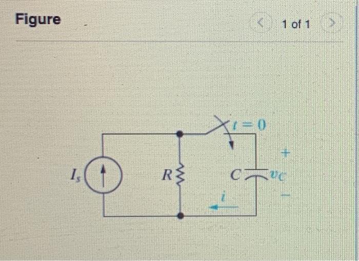 Solved Create a first-order RC circuit (Figure 1) with a | Chegg.com