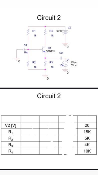 Solved i need you to calculate the DC bias point of the | Chegg.com