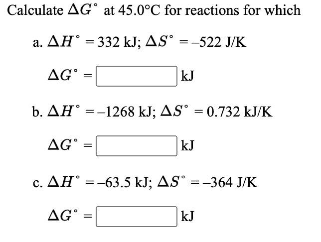 Solved Use the following tabulated thermodynamic data to | Chegg.com