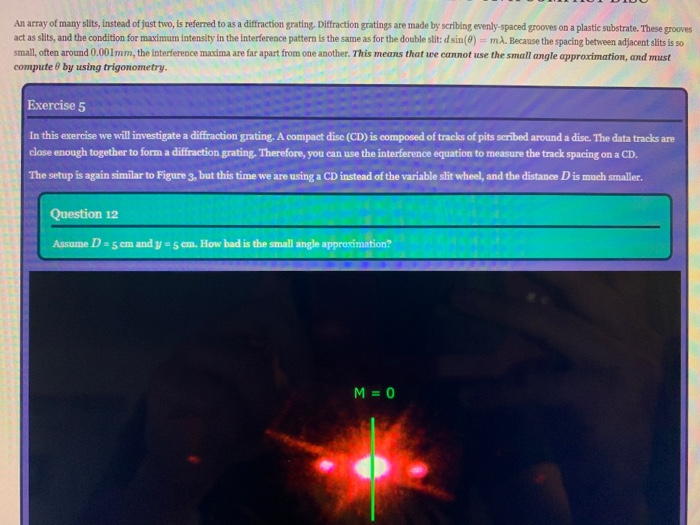 Solved An array of many slits, instead of just two, is | Chegg.com