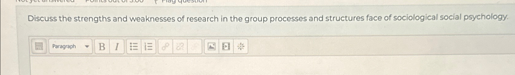 Solved Discuss the strengths and weaknesses of research in | Chegg.com