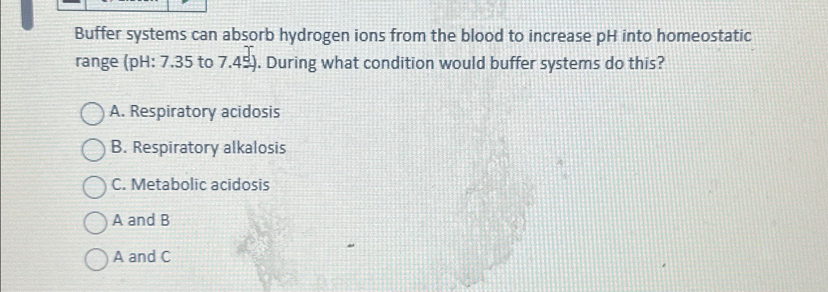 Solved Buffer systems can absorb hydrogen ions from the | Chegg.com