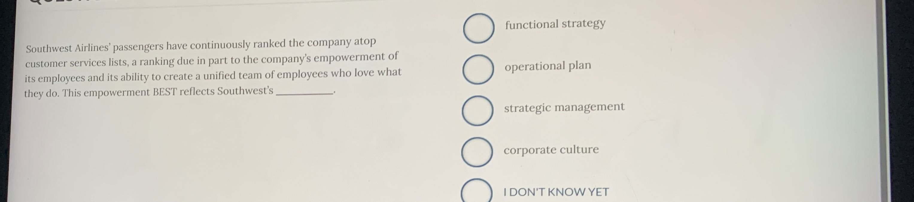 Solved Southwest Airlines' passengers have continuously | Chegg.com