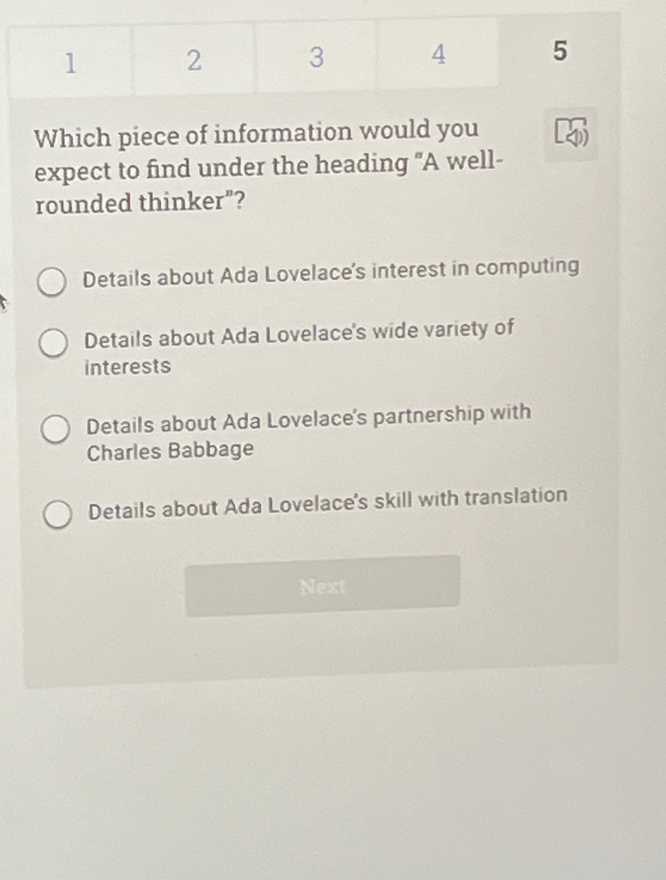 Solved Which piece of information would you expect to find | Chegg.com
