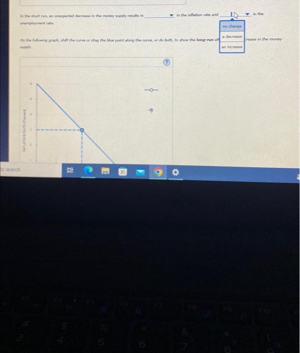 Solved The following graph plots the thort-run Phillips | Chegg.com