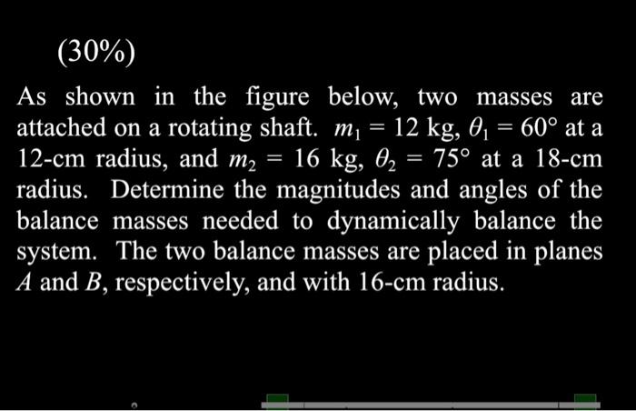 Solved As shown in the figure below, two masses are attached | Chegg.com