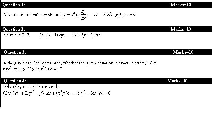 Solved Solve The Initial Value Problem Solve Y X2y Dydx