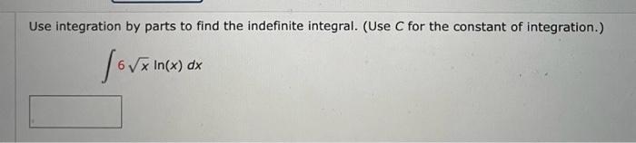 Solved Identify u and dv for finding the integral using | Chegg.com