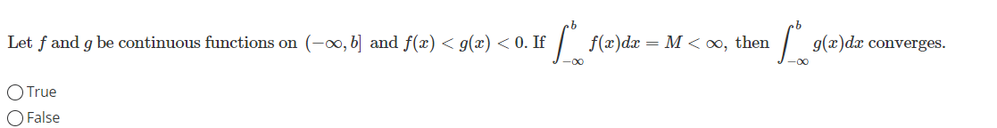 Solved Let f ﻿and g ﻿be continuous functions on (-∞,b] ﻿and | Chegg.com
