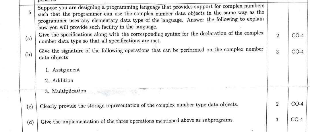 Solved Suppose You Are Designing A Programming Language That 
