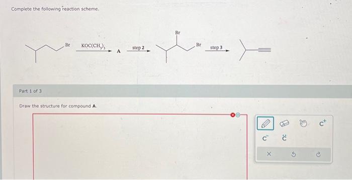Solved Complete the following reaction scheme. | Chegg.com
