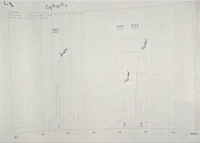 1. Fill in the table below. ( 7 pts.) 2. Calculate | Chegg.com