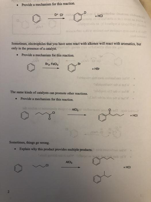 Solved is a two-step reaction mechanism with a carbocation | Chegg.com