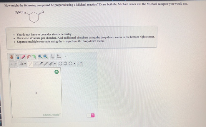 Solved How might the following compound be prepared using a | Chegg.com