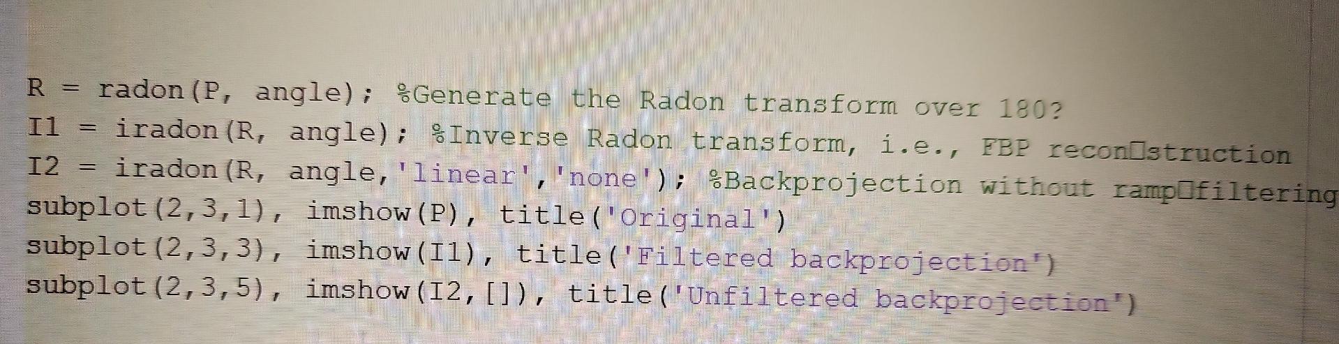 Solved This code is to show the image without | Chegg.com