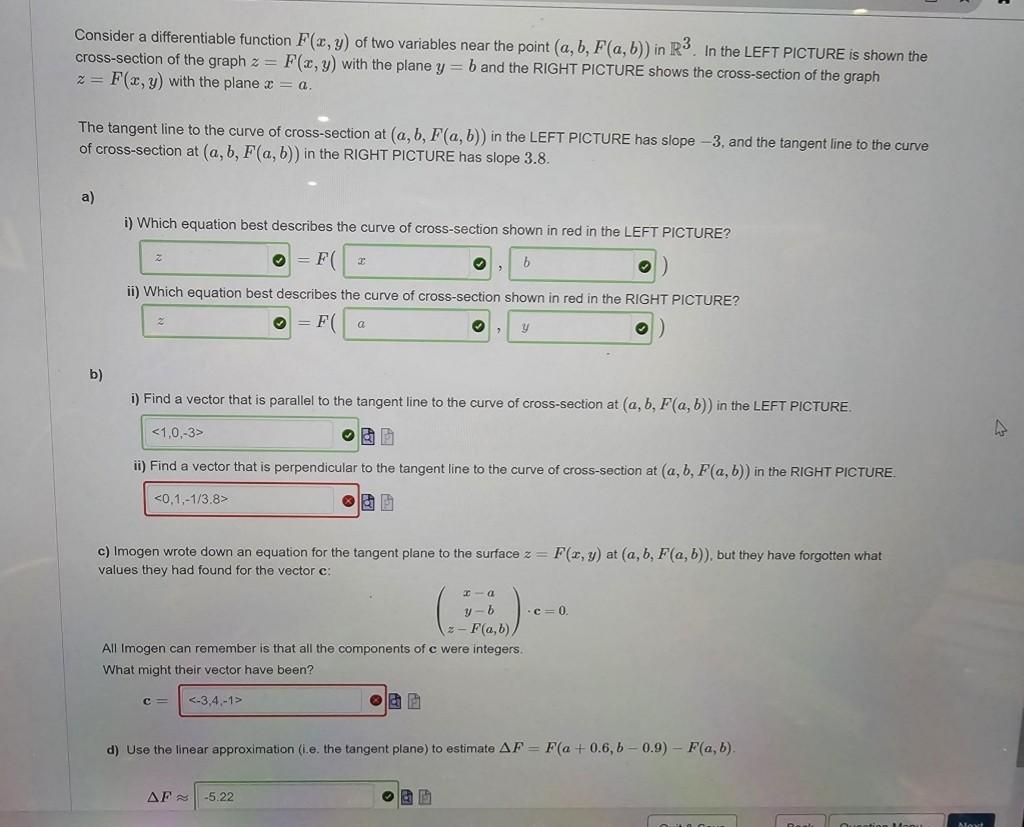 Consider a differentiable function \\( F(x, y) \\) of | Chegg.com