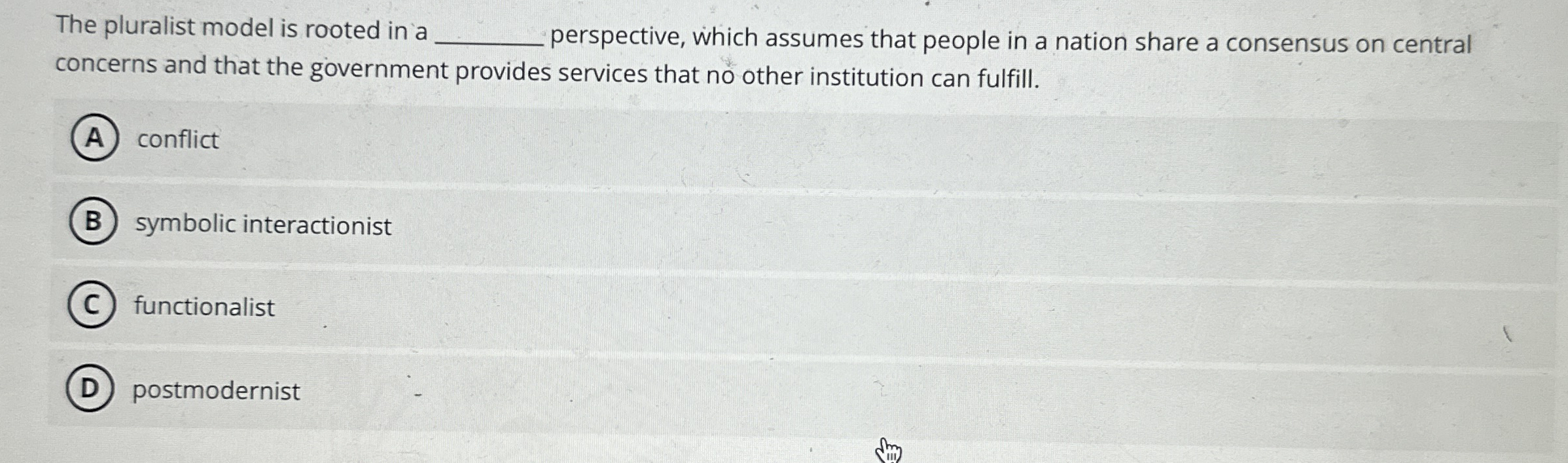 High Quality SOLUTION The pluralist model is rooted in a q ...