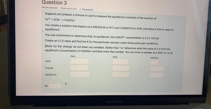 You prepare a mixture to use to measure the | Chegg.com